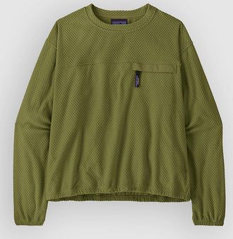 Patagonia Textured Fleece Pullover caper green