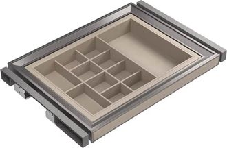 Generic Ziehen Sie Schmuck Display Box Tray Stapelbar Praktische Messe Home Store Multifunktion Schublade Divder Schrank Organisation f&uuml;r kleine Gegenst&auml;nde w