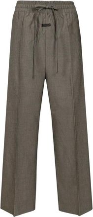 Fear of God Homme, Pantalons, Gris, Taille: S Oxford Wide Leg Pantalons