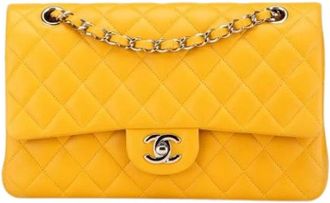 Chanel Sac bandouli&egrave;re vintage Pre-owned - Femme - Pre-owned - Jaune - Taille: ONE Size