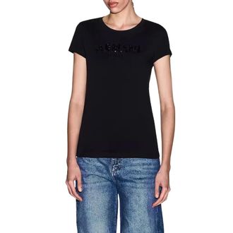 A|X Armani Exchange Damen, Oberteile, Schwarzk, LGr&ouml;&szlig;e