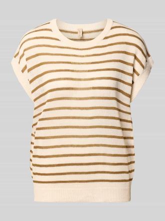Soyaconcept Strickshirt mit Rundhalsausschnitt Modell LUANNA