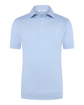Stefan Brandt Glattes Poloshirt aus edler Urpima Sea Island Baumwolle in