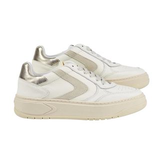 Valsport Femme, Chaussures, Multicolore, Taille: 39 EU Blanc Or Cuir Daim Baskets