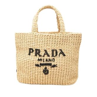 Prada Pre-owned Sac Panier en Raffia - Femme - Pre-owned - Beige - Taille: ONE Size