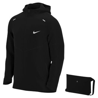 Nike Nike CZ9070 M NK RPL UV WINDRNNER JKT Jacket Mens Black/Reflective silv XL