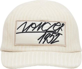 Moncler Homme, Accessoires, Blanc, Taille: ONE Size Ribbed Cap