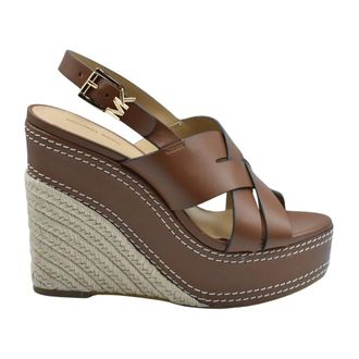 Michael Kors Femme, Chaussures, Brun, Taille: 38 1/2 EU Nora Wedge Sandal