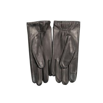 Tommy Hilfiger Padded Leather Gloves - Black