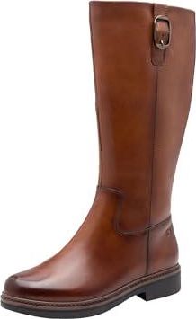 Tamaris Comfort bottes femme avec stretch hauteur genou, Cognac, 40 EU