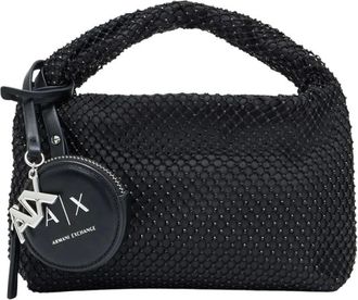 A|X Armani Exchange Femme, Sacs, Noir, Taille: ONE Size Mini sac bandouli&egrave;re textur&eacute;