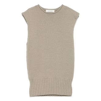 Entire studios Entire Studios, Femme, Pulls, Beige, Taille: 36/38 FR Burns Knit Vest