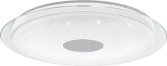 Eglo connect.z Smart-Home LED Deckenleuchte Lanciano-Z, Sternenhimmel Deckenlampe &Oslash; 77 cm, ZigBee, App und Sprachsteuerung Alexa, Lichtfarbe einstellbar (w