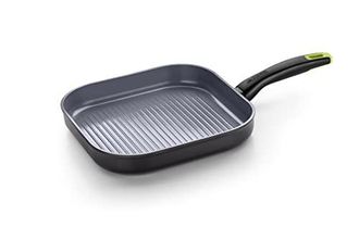 Monix Eco Nature | Grill en Aluminium Forg&eacute; Recycl&eacute;, C&eacute;ramique Antiadh&eacute;sive Renforc&eacute;e, Tous Feux Dont Induction, 28 cm