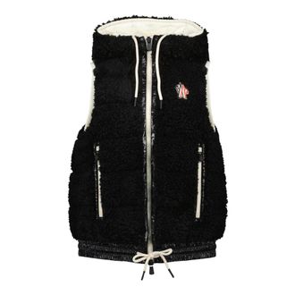 Moncler Femme, Vestes, Noir, Taille: 40 FR Veste Rembourr&eacute;e Sans Manches