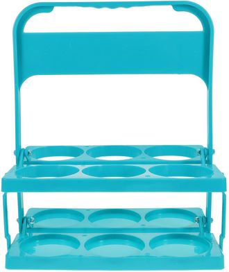 BESPORTBLE Uonlytech Klappbarer Getr&auml;nketr&auml;ger f&uuml;r Bier und Wein Handlicher Kunststoff Flaschenhalter mit Griff f&uuml;r Bar und Picknick