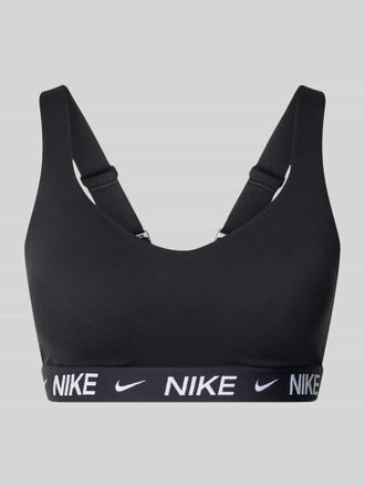 Nike Bustier mit Label-Details und verstellbaren Tr&auml;gern