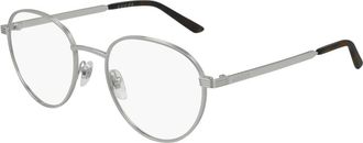 Gucci Oval Optical Frame - - Accessories - unisex - Grau - 51 MM