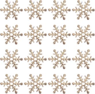 BESPORTBLE 600 St&uuml;ck Goldene Schneeflocken Konfetti aus Hautfreundlichem Material Weihnachtskonfetti f&uuml;r Partydekoration Vielseitig Einsetzbar als Streudeko und 