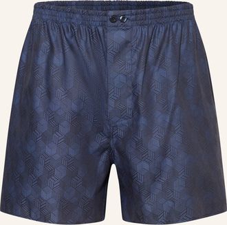 Zimmerli Web-Boxershorts Luxury Jaquards blau