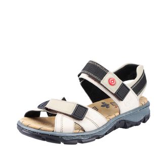 Rieker Damen 68851 Sandalen, Crema Champignon, 36 EU