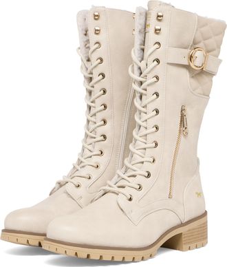 Mustang Jeans Damen Stiefel gef&uuml;ttert