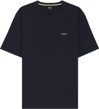 HUGO BOSS T-shirt &agrave; col rond en coton piqu&eacute; m&eacute;lang&eacute;