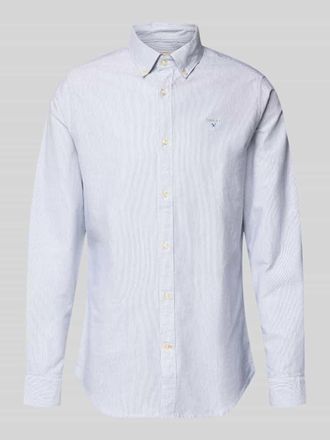 Barbour Tailored Fit Freizeithemd aus reiner Baumwolle Modell STRIPED OXFORD
