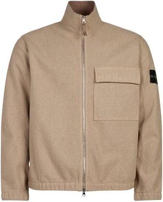 Stone Island Veste droite col montant