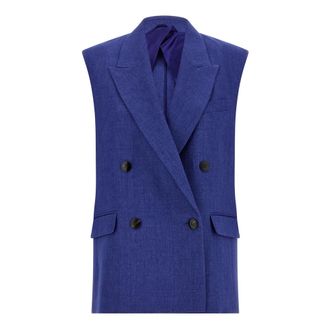 Max Mara MstAia Weste - - Suits - Damen - Blau - M