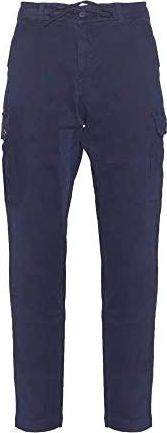 Aeronautica Pantalon cargo en gabardine stretch PA1492 Bleu, Voir photo, 52