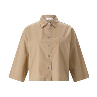 Roberto Collina Damen, Blusen & Hemden, Beige, LGr&ouml;&szlig;e