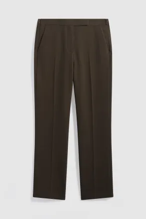 Gerard Darel Pantalon slim dos &eacute;lastiqu&eacute; - MIE - Vert Kaki
