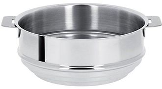 Cristel CVU24Q- Cuit Vapeur Universel INOX 24cm sans poignée Amovible - Collection Mutine