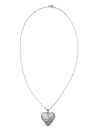 Pucci collier à pendentif coeur - Argent