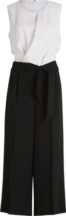 Betty & Co Damen Jumpsuit ohne Arm 44, Patch Black/Cream