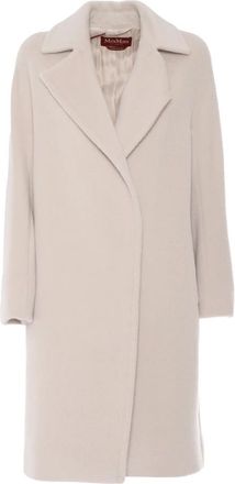 Max Mara Femme, Manteaux, Beige, Taille: 42 FR Manteau Sidney