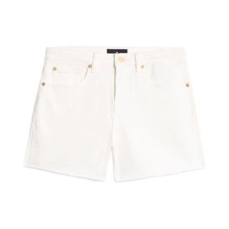 7 For All Mankind Damen, Shorts, Wei&szlig;, W29Gr&ouml;&szlig;e