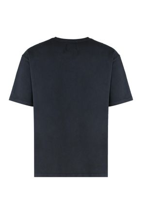 Rhude Mens T-Shirt Vintage Black Cotton T-Shirts And Polos