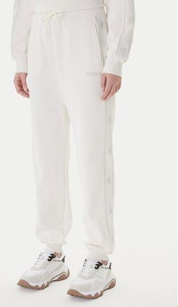 Guess Jogginghose V5BB23 KCX22 Wei&szlig; Regular Fit