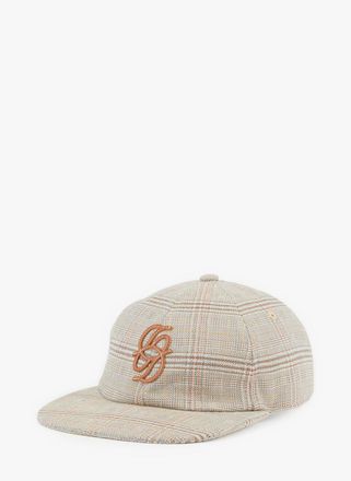 Dr&ocirc;le de Monsieur Casquette &agrave; carreaux &agrave; visi&egrave;re plate