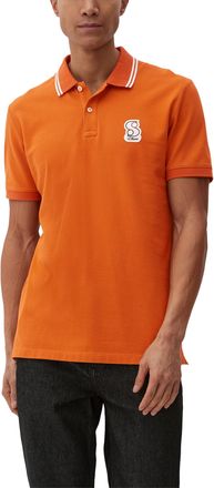 s.Oliver Herren 2132729 Polohemd, 2258 orange, S