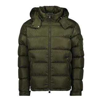 Moncler Homme, Vestes, Vert, Taille: L Veste Maya Kaki &agrave; Col Montant