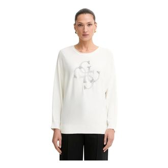 Guess Femme, Pulls, Beige, Taille: 44 FR Bat Sleeve Gemma Log