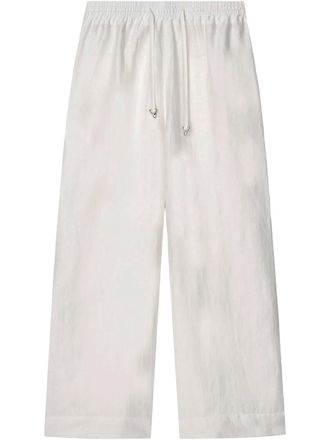 Áeron pantalon à coupe droite - Blanc