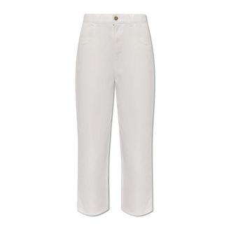 Moncler High-Rise Jeans - - Jeans - Damen - Wei&szlig; - 2XS