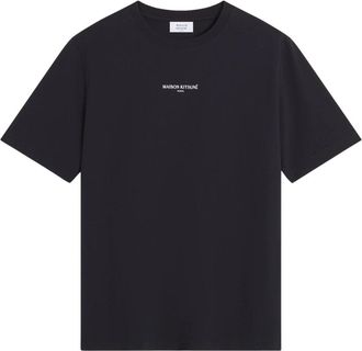 Maison Kitsun&eacute; Homme, Tops, Noir, Taille: XL T-shirts et polos