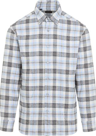 Brioni Hidden Macro Check Shirt