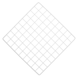 NUOBESTY Gitterwand Fotowandpaneel aus Eisen 32x32cm Wandaufbewahrungswerkzeug mit Wandhalterung f&uuml;r Superm&auml;rkte und Kinderg&auml;rten