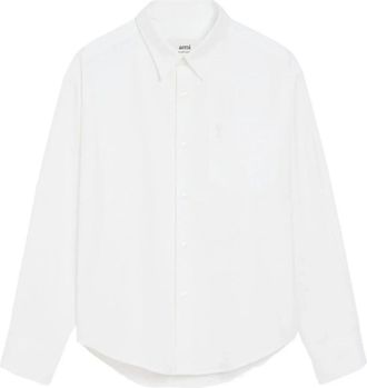 Ami Femme, Blouses et Chemises, Blanc, Taille: 38 FR Formal Chemises